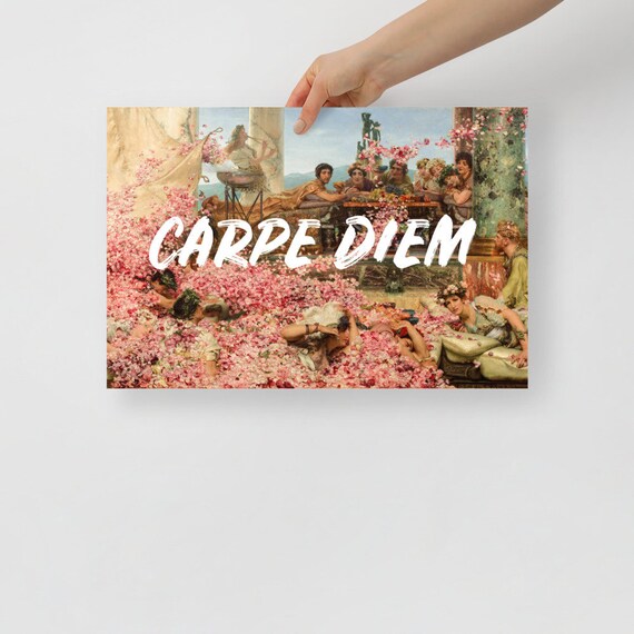 Carpe Diem Poster | Etsy
