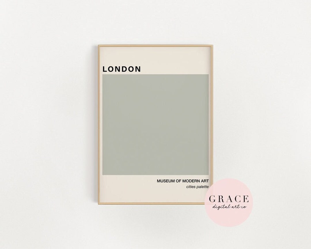 Minimalist London Print Modern Art Print Printable Poster Digital ...