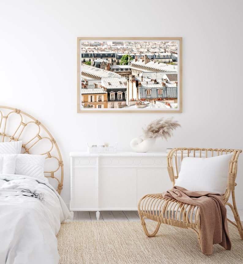 Paris Print Paris Printable Paris Rooftop Print Paris Room - Etsy