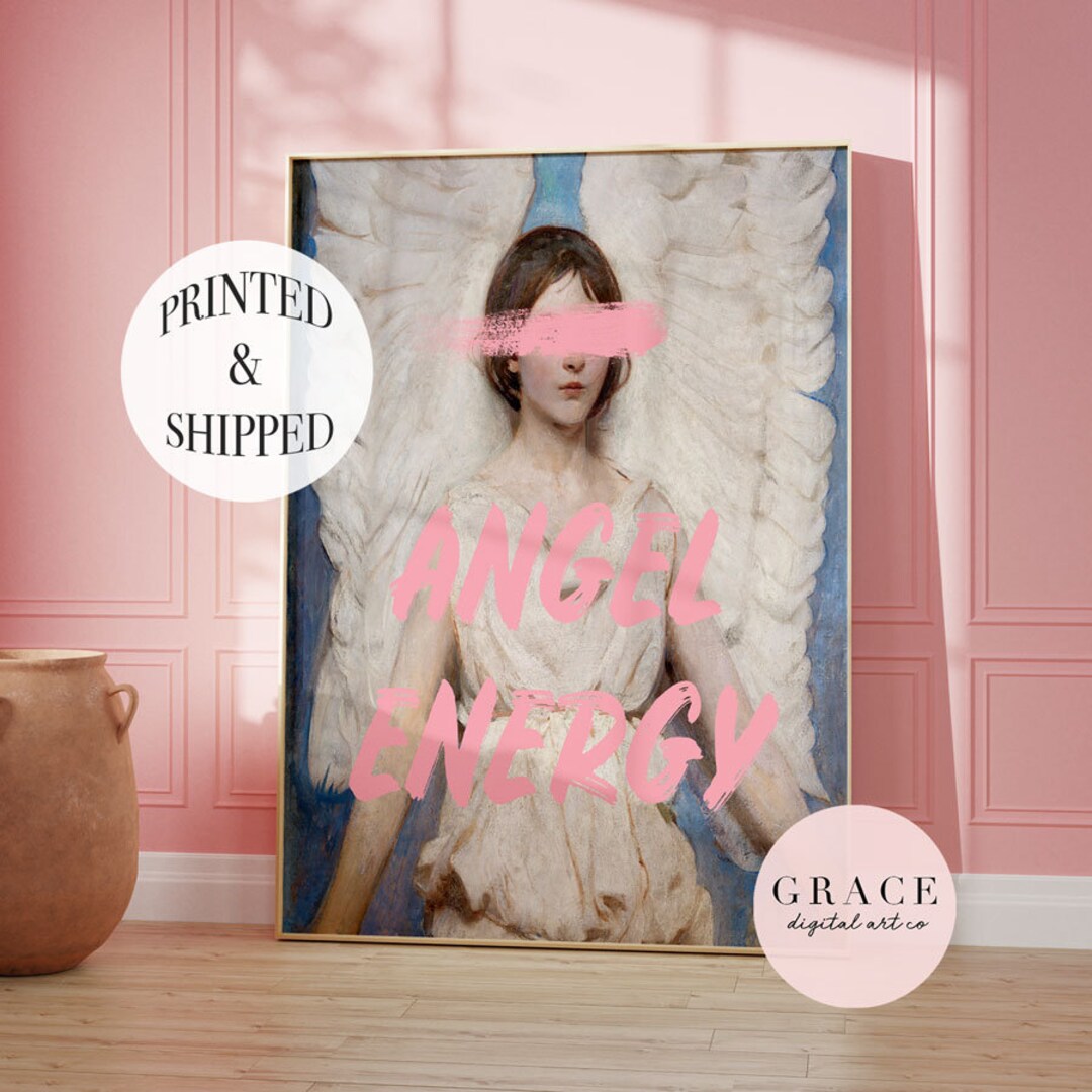 Angel Energy Poster - Printed and Shipped - Etsy