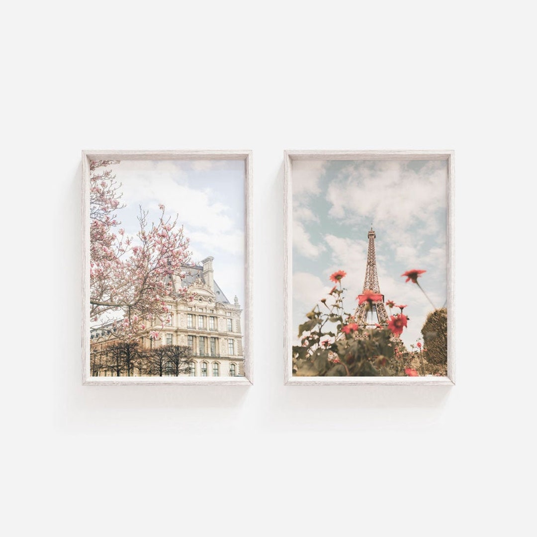 Paris Photography Print Set - Paris Wall Prints - Downloadable Art ...