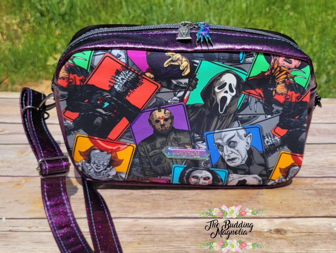 Horror Crossbody Purse, Scary Movie Inspired Bag, Halloween Handbag ...