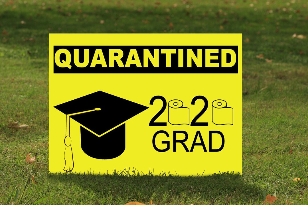 Grad Graduate High School Grad Quarantined Graduation - Etsy