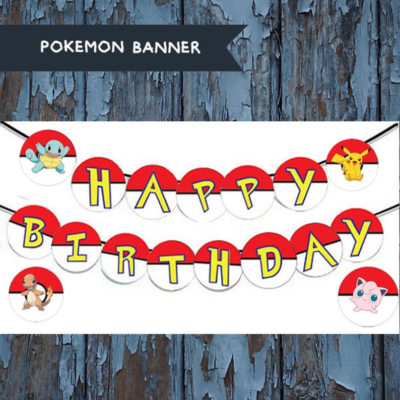 Pokemon Birthday Facebook Cover