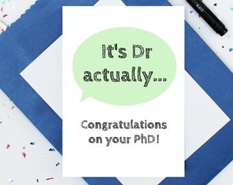 Phd Congratulations | Etsy