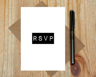 Decline Rsvp Card - Etsy