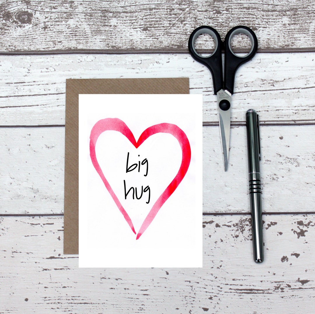 Big Hug Card Bad News Card Sympathy Card Thinking of You - Etsy UK