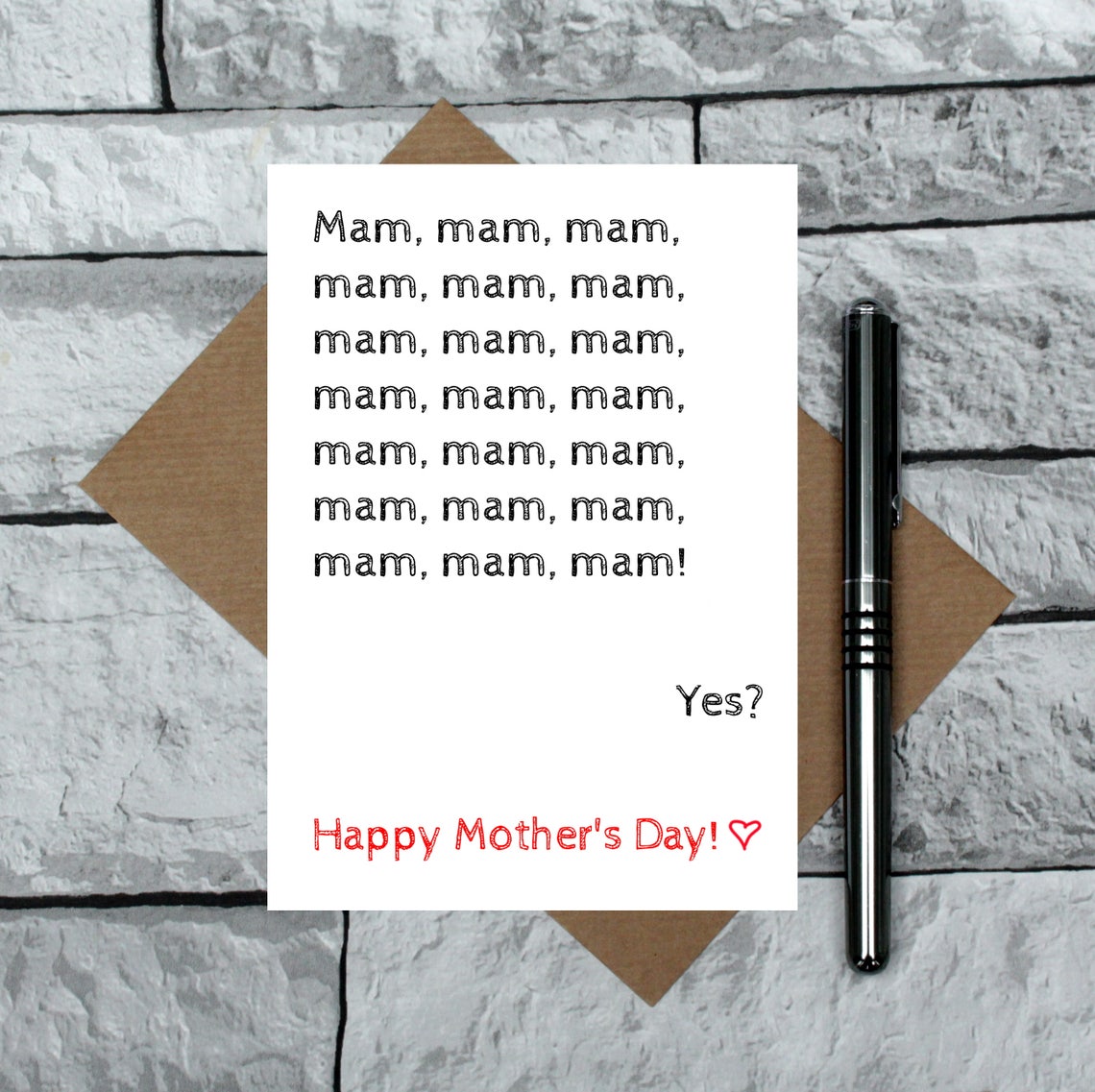 Mam Card Funny Mother's Day Card for Mam Northern Mam - Etsy UK