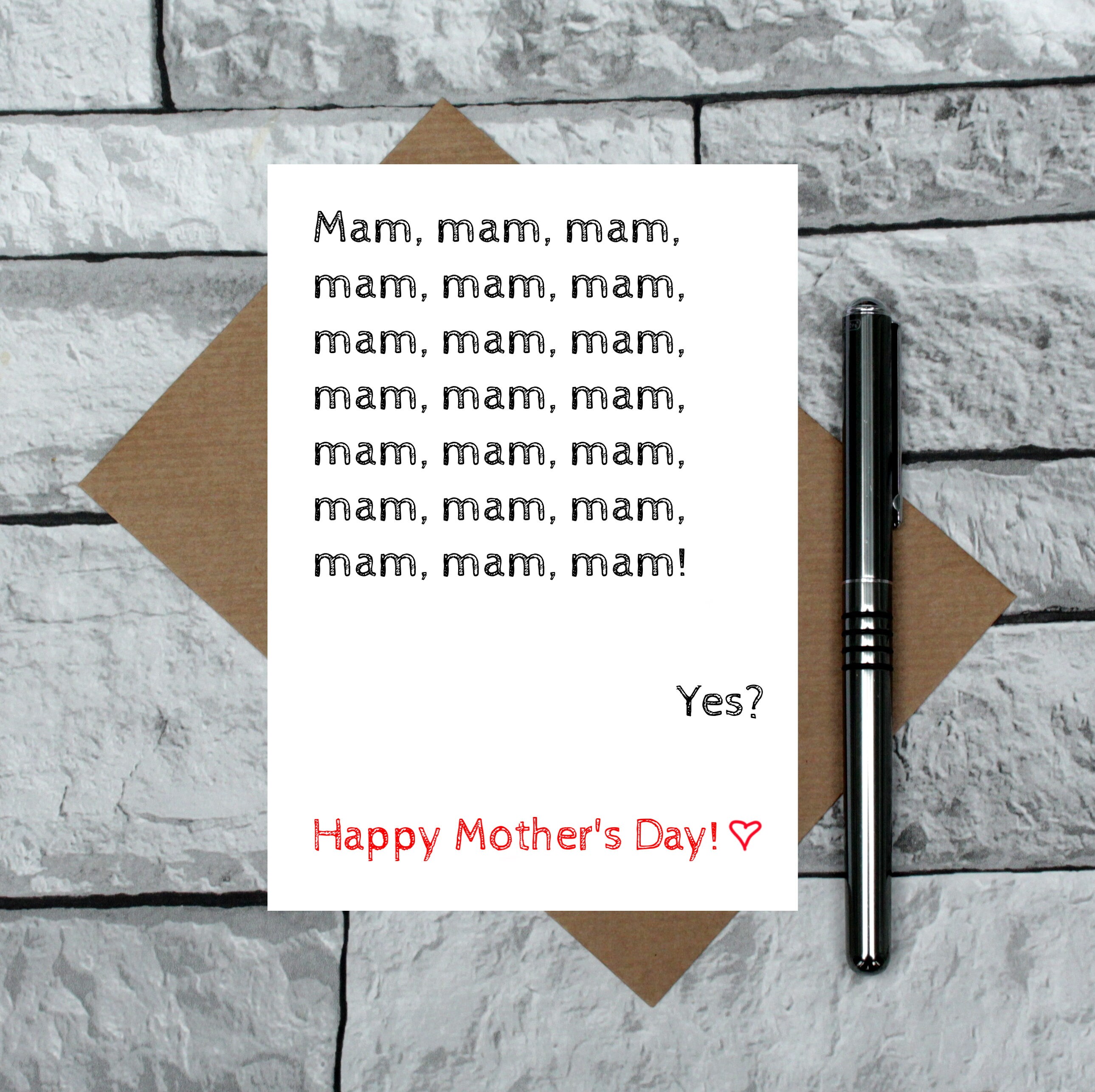 Mam Card Funny Mother's Day Card for Mam Northern Mam - Etsy UK