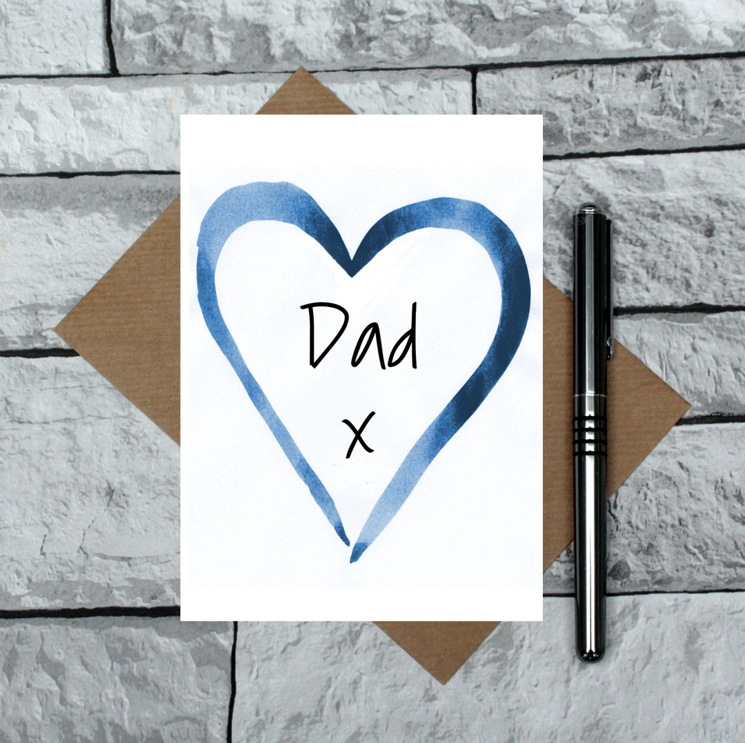 Dad Card Father's Day Card for Dad Cute Birthday Card for Dad Card From ...