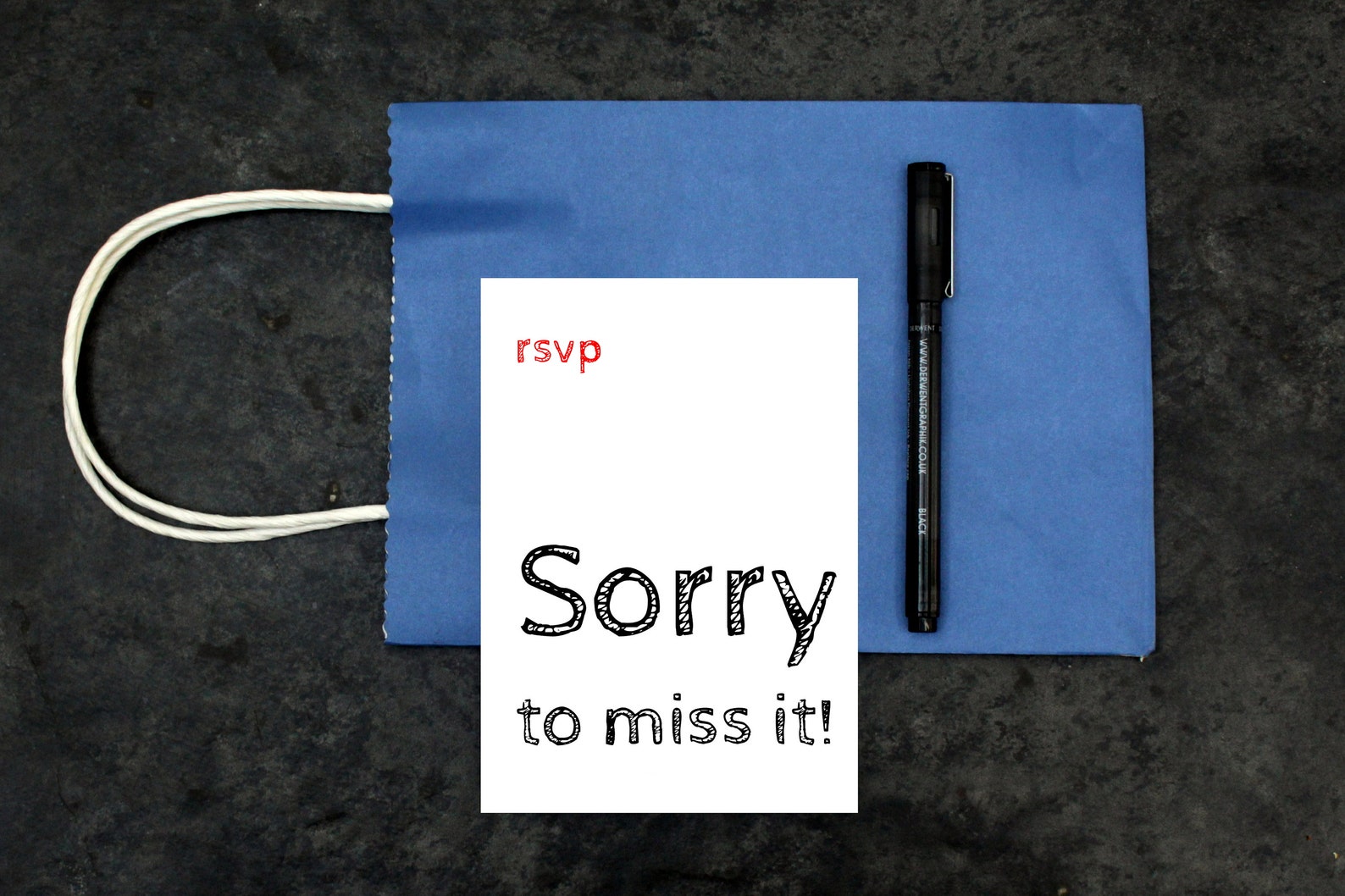 Sorry to Miss It Card Reply Card RSVP Card Wedding - Etsy UK
