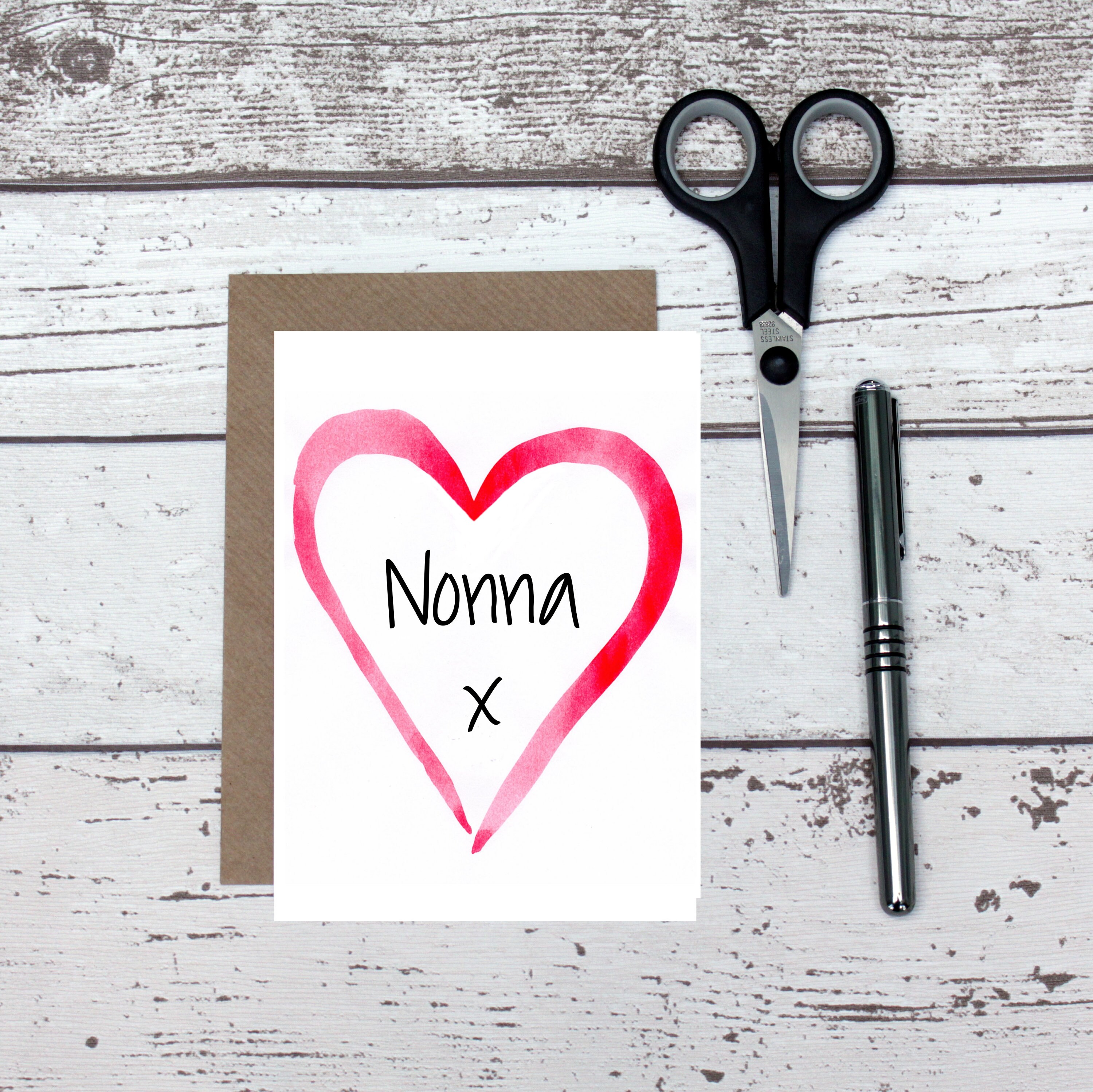 Nonna Mother's Day Card Happy Mother's Day Nonna - Etsy UK