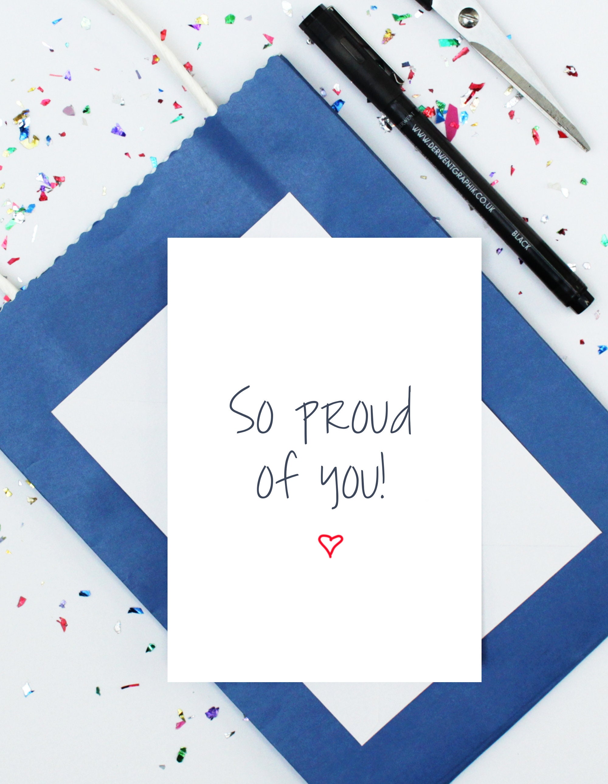 So proud of you card congratulations card well done card | Etsy