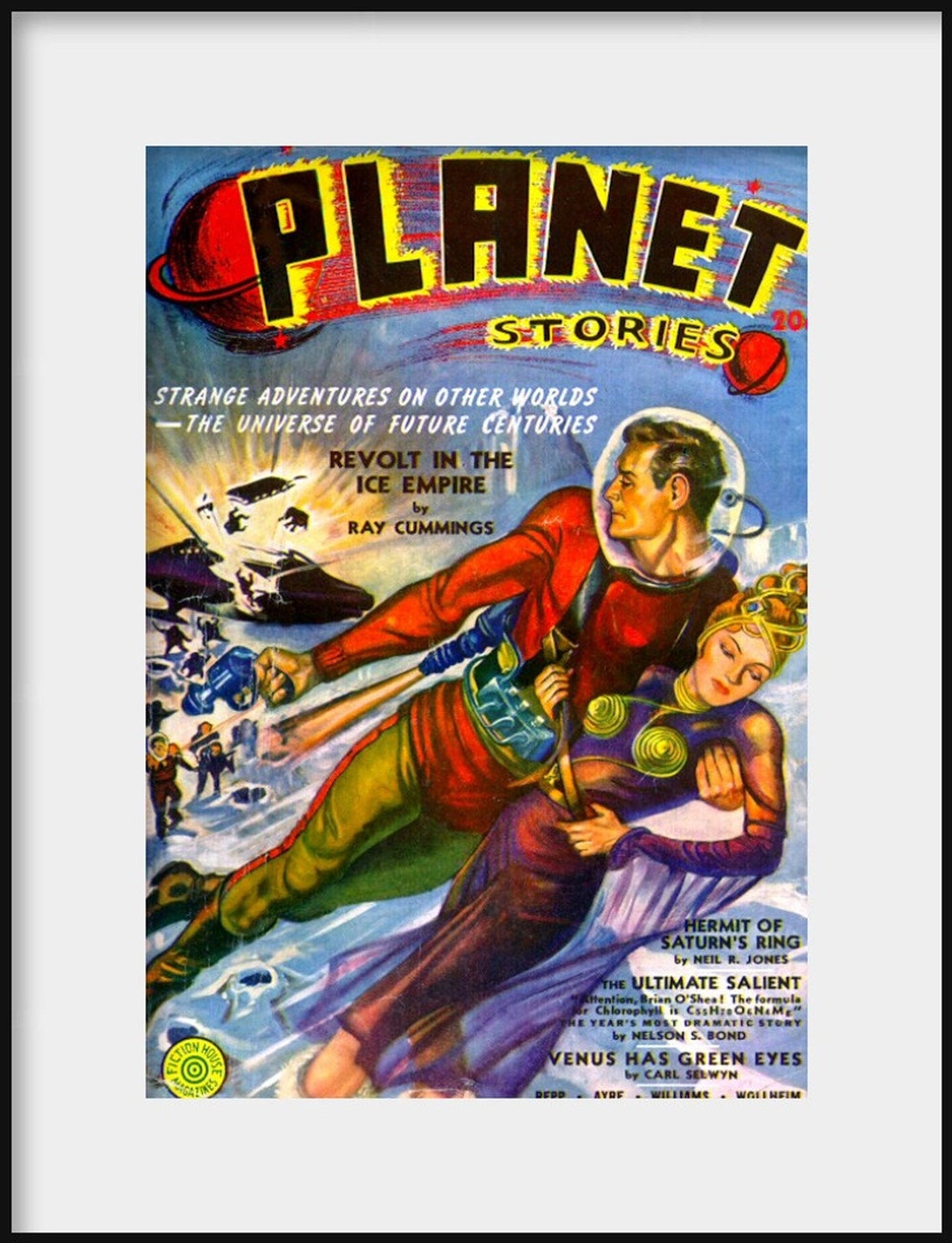 Planet Stories Fall 1940 Science Fiction Pulps Magazine Etsy Italia