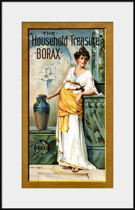 BORAX SOAP 1 Vintage 19th Century Advertisement NEW Fine Art - Etsy