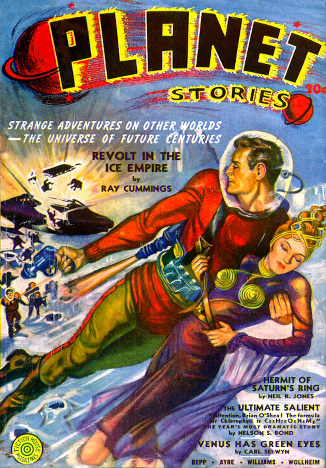 Planet Stories Fall 1940 Science Fiction Pulps Magazine Etsy