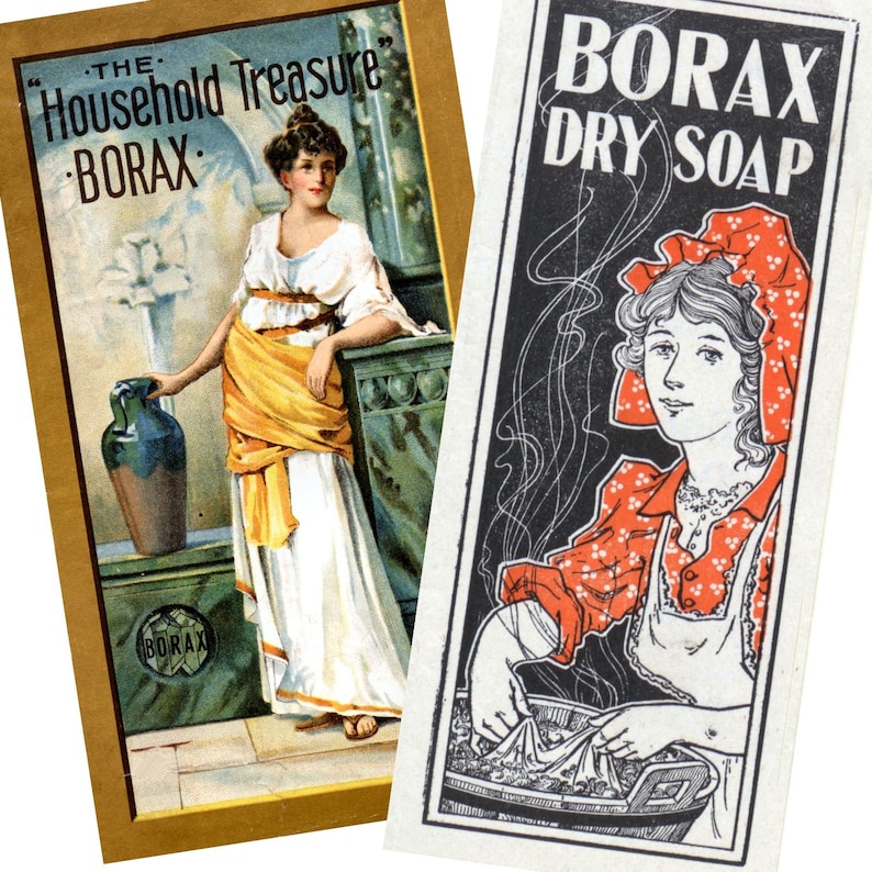 2 BORAX SOAP Vintage 19th Century Advertisements NEW Fine Art - Etsy