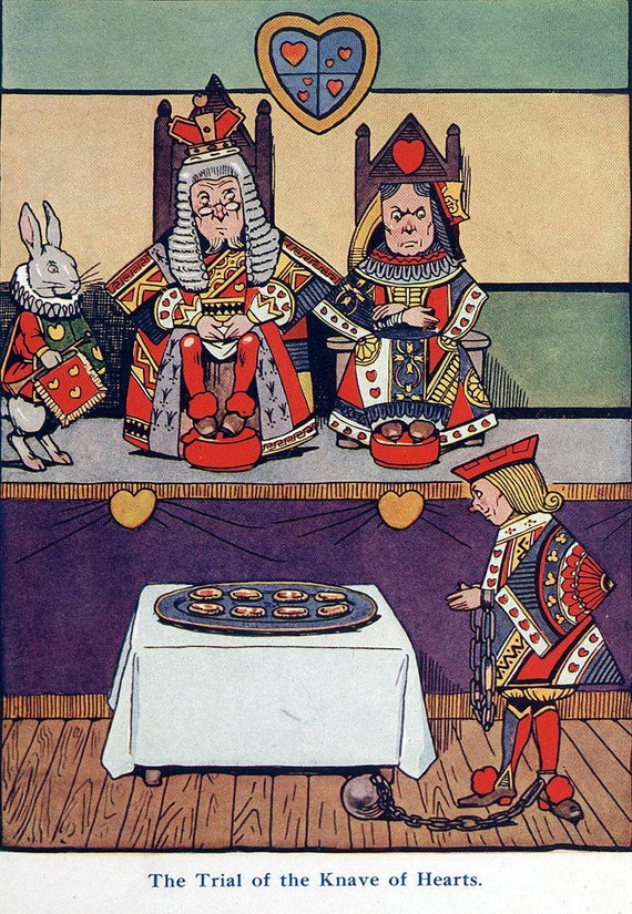 Knave Of Hearts Alice In Wonderland Cartoon