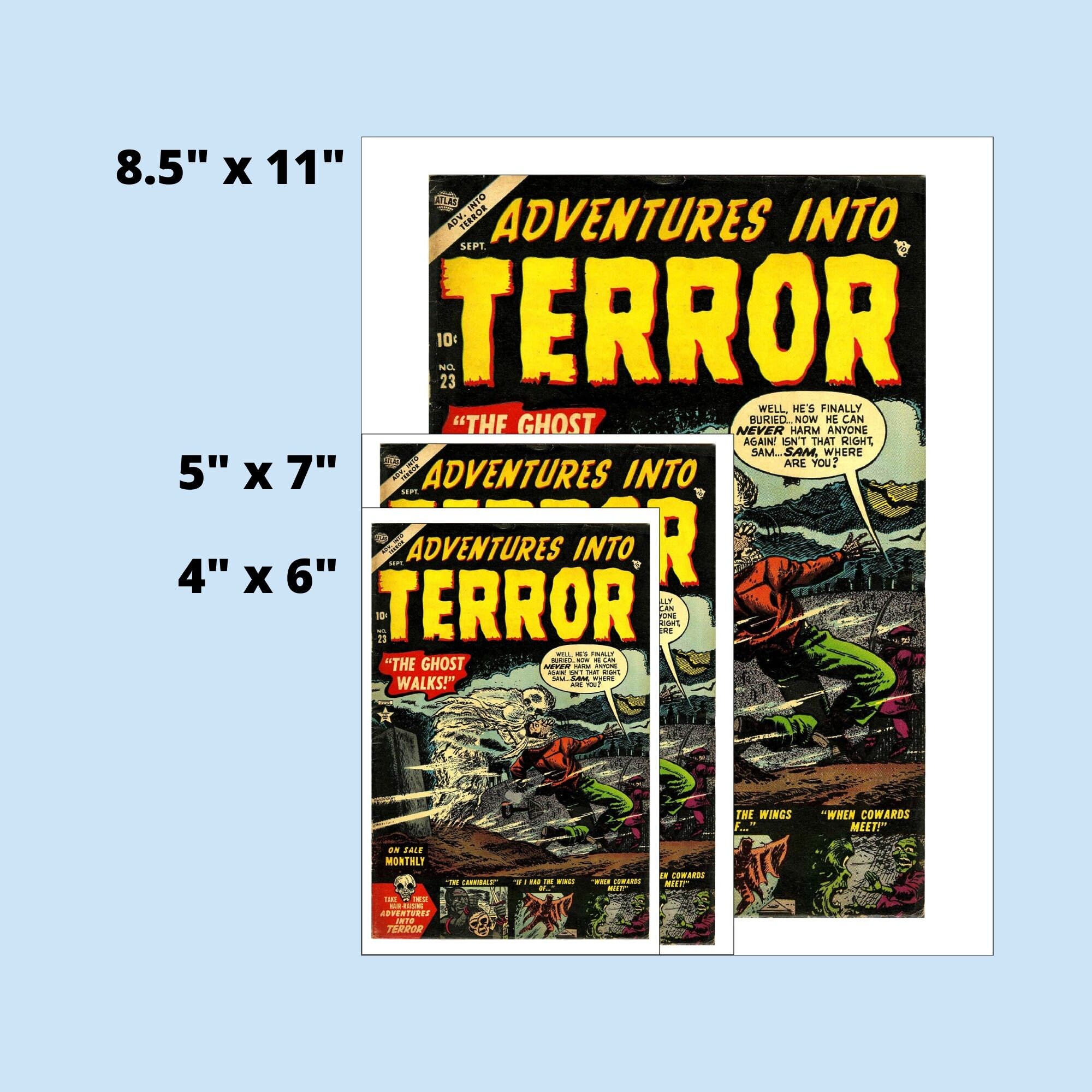 ADVENTURES Into TERROR No. 23 Silver Age Horror Comic Book - Etsy Australia