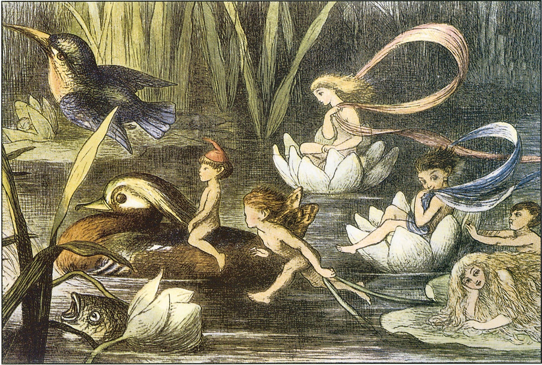 Richard Doyle Fairy Art Print Poster Fairy Lover Gift Fairies Elves on ...
