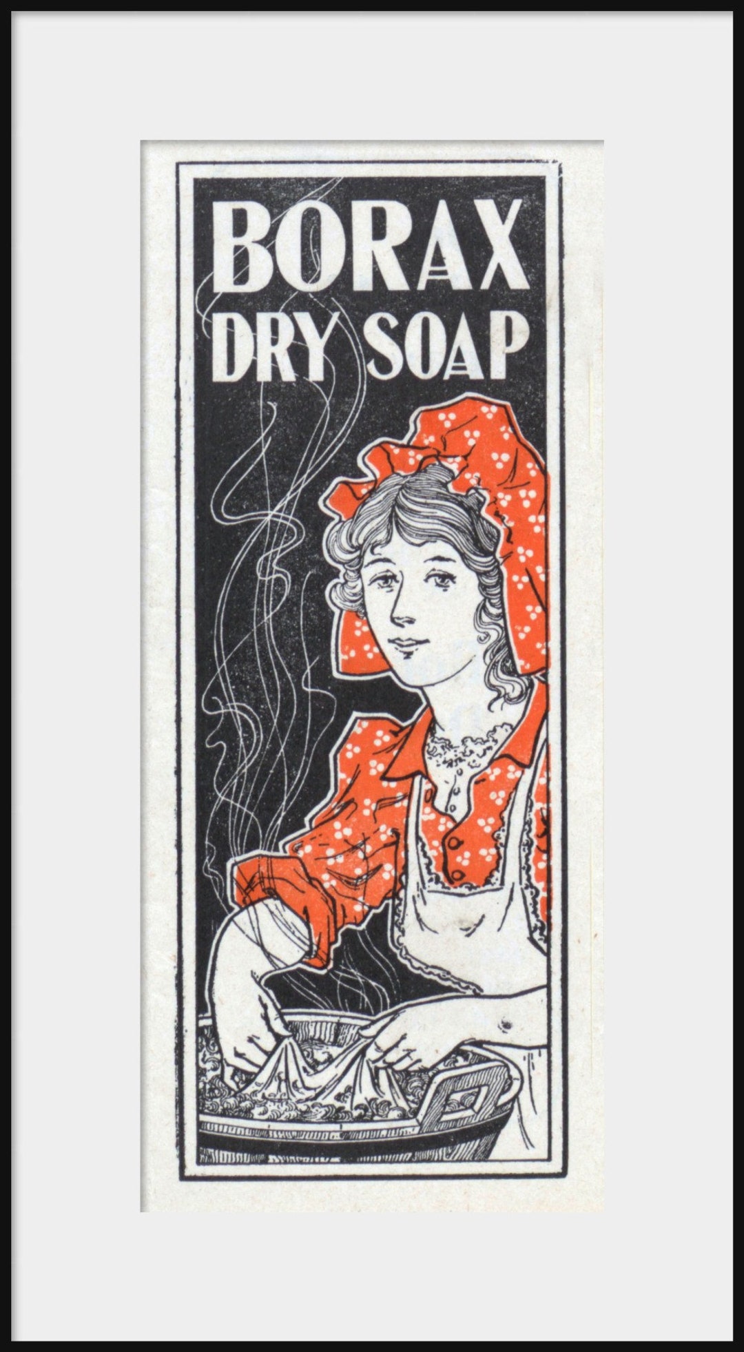 BORAX SOAP 2 Vintage 19th Century Advertisement NEW Fine Art Giclee ...