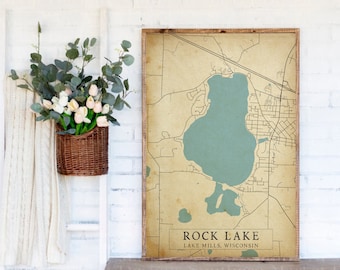 Table Rock Lake Map - Etsy
