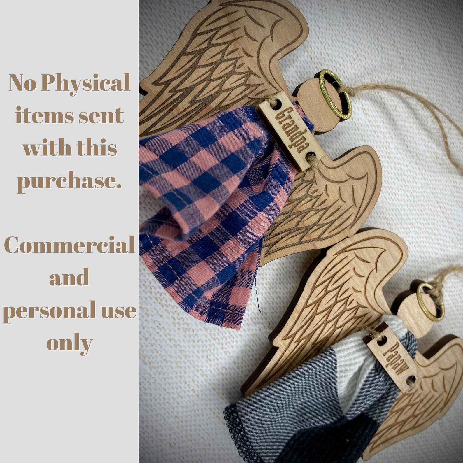 Memorial Angel Svg Pdf Ai Dxf Digital Download File for Laser - Etsy