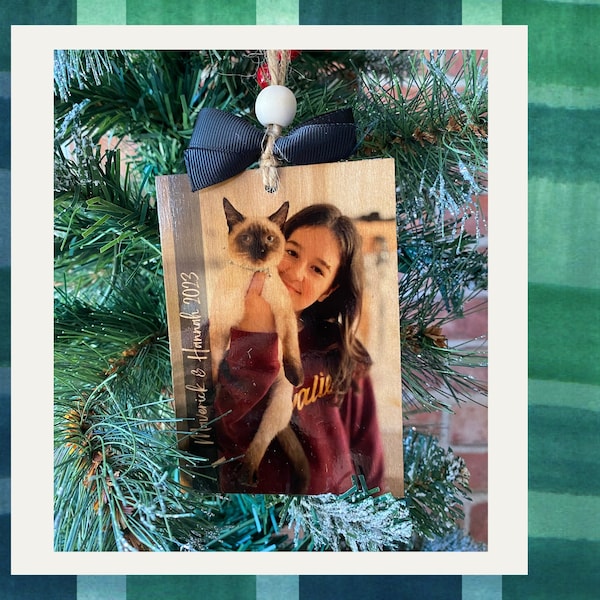 Photo Ornament Rectangle - Etsy