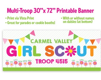 Girl Scout Banner | Etsy
