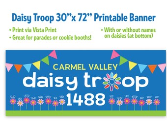Girl Scout Banner | Etsy
