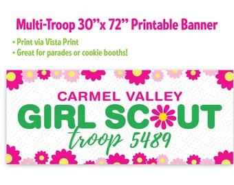 Girl Scout Banner | Etsy