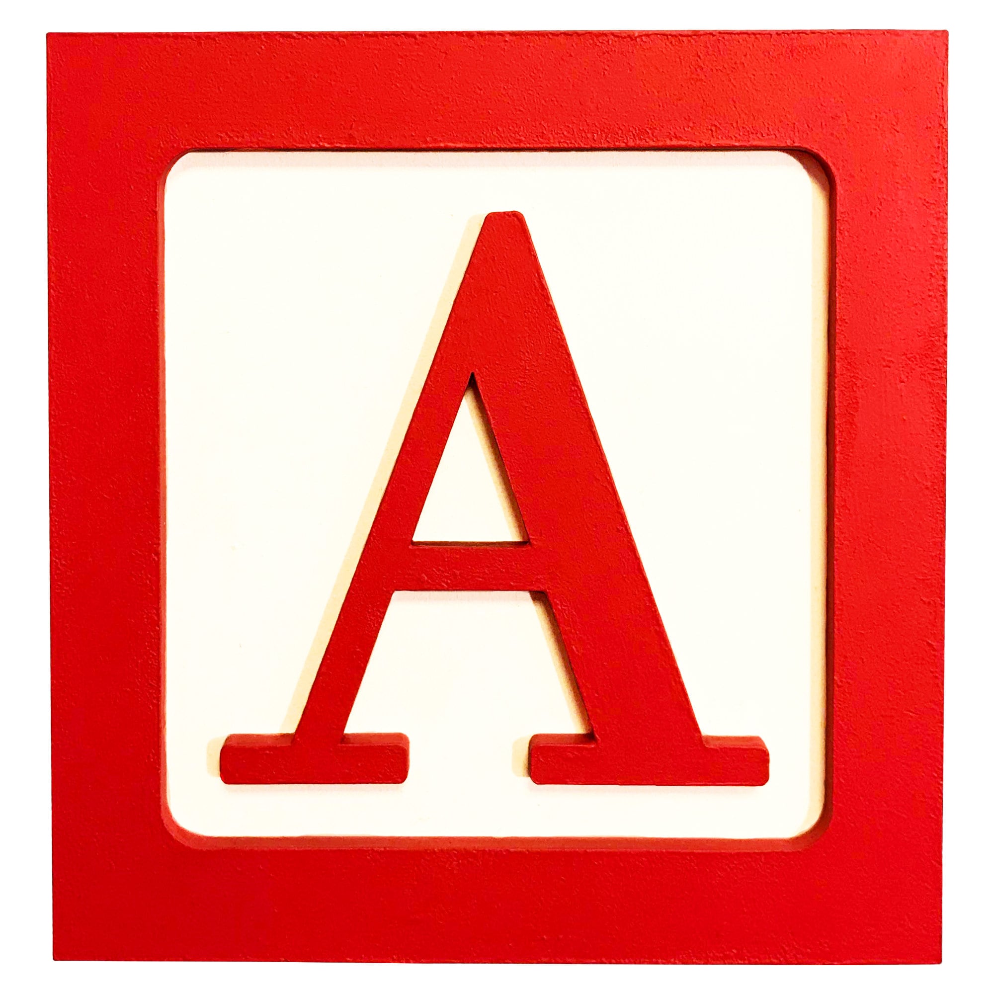 Custom Large Toy 3D Wooden Block Letter Wall Decor *DIY Assembly Kit ...