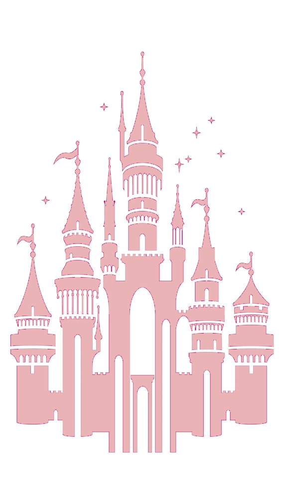 Cinderella Castle Stencil