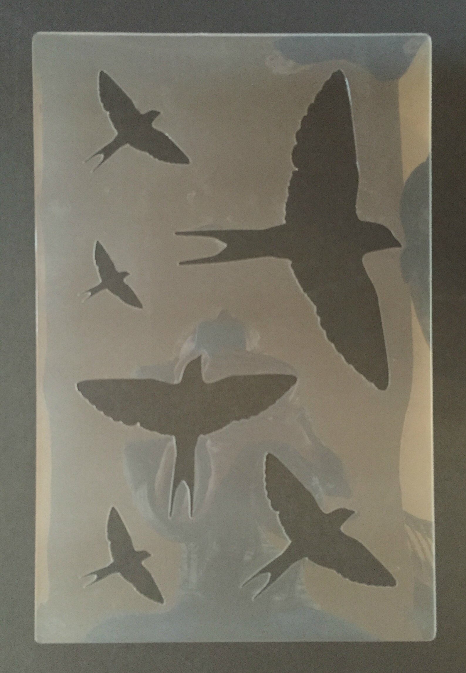 Flying Bird Stencils - Collection of 6 Sizes – for Use as Wall Stencil ...