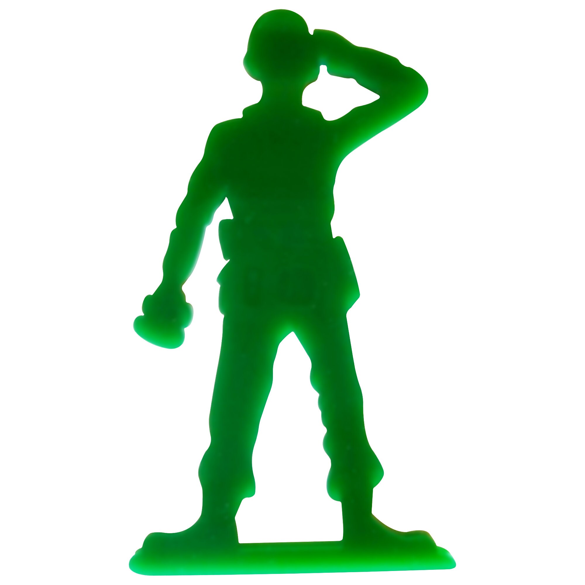 Set of 18 Army Men Acrylic Green Wall Decorations for a | Etsy