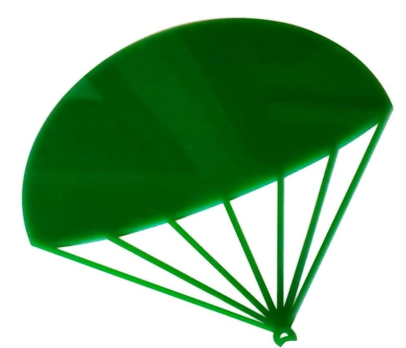 Extra Parachute to Go With Set of 18 Army Men Acrylic Green - Etsy