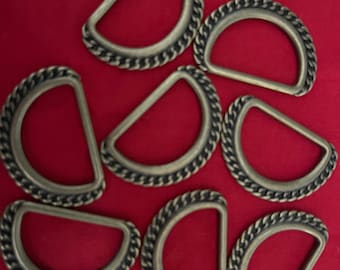 Antique D Rings - Etsy