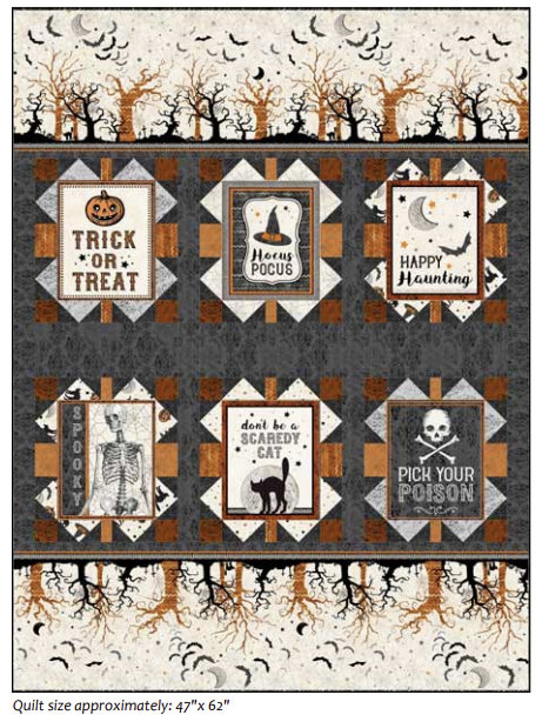Happy Haunting Haunted Hanging Quilt Kit P&B Textiles - Etsy