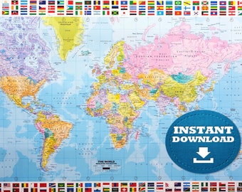 World Map High Quality Download