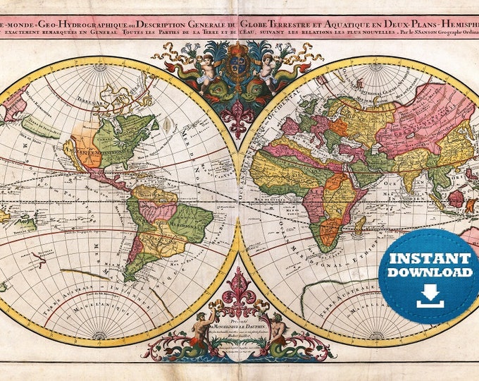 Vintage Russia Map on Paper Russia Ethnographic Poster - Etsy