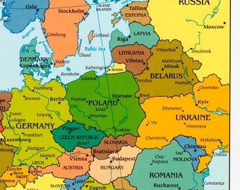 Europe Map High Resolution