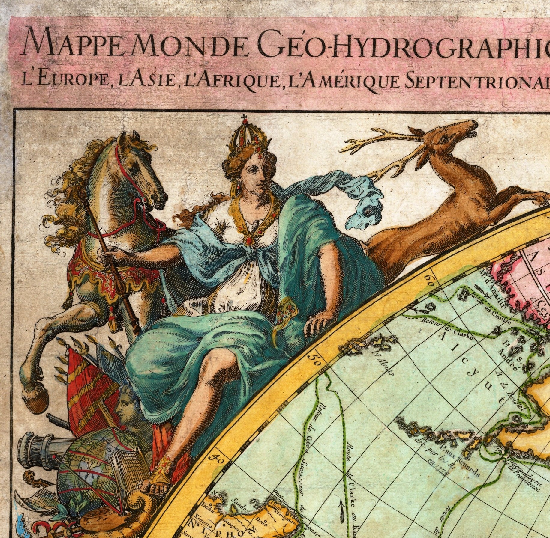 Colorful Bohemian Digital Vintage Printable World Map Download. Vintage ...