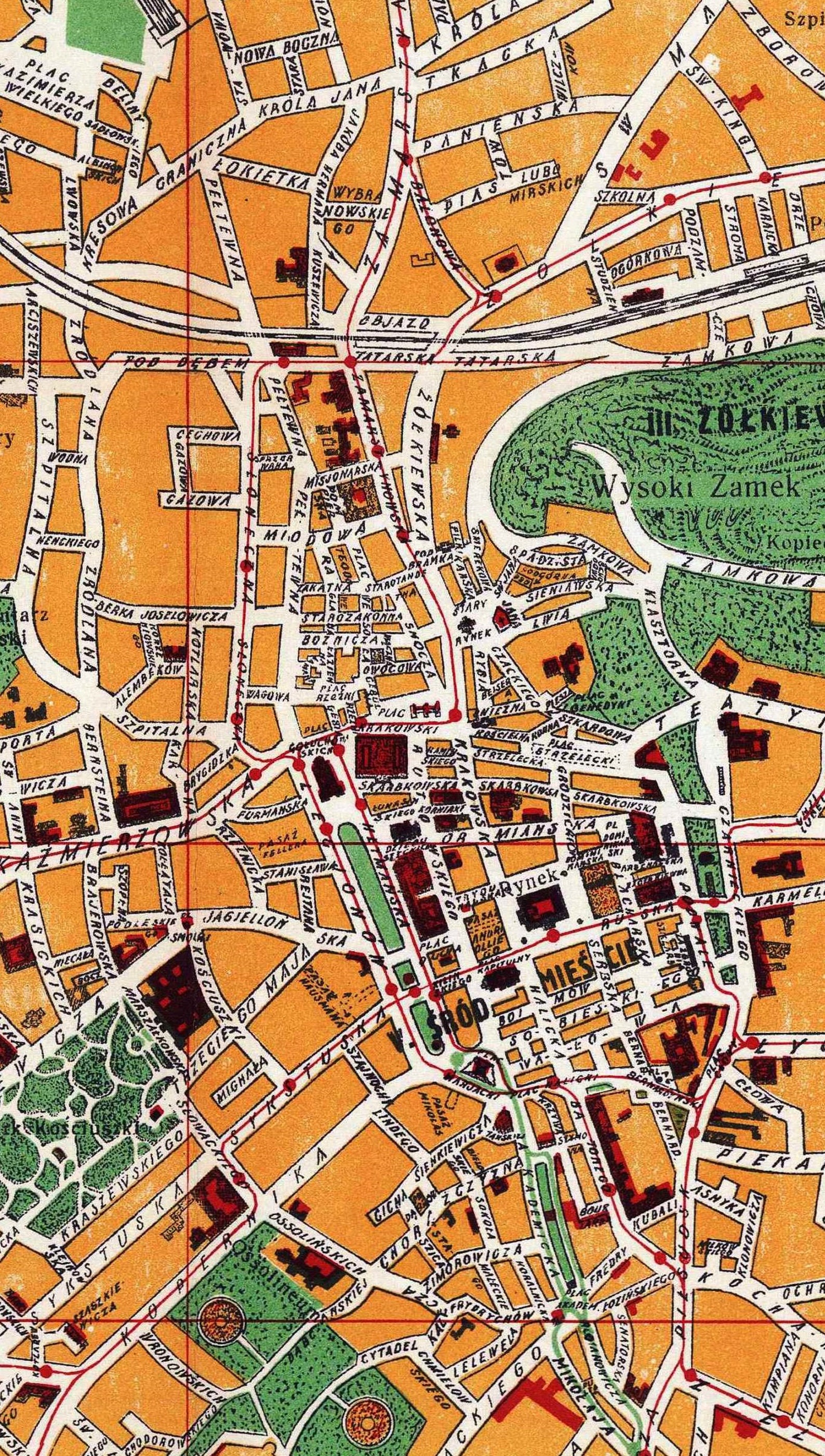 Lwów/ Lviv/ Lemberg City Map Poster on Paper. Historical City Map ...