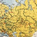 Vintage Yellow Russia Map Poster, 19th Century Eastern Europe - Etsy