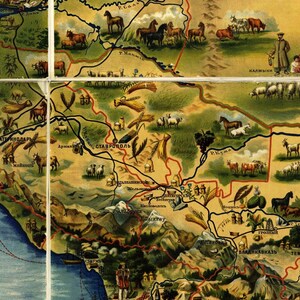 Vintage Pictorial Map of European Russia, 1903, Historical Poster - Etsy
