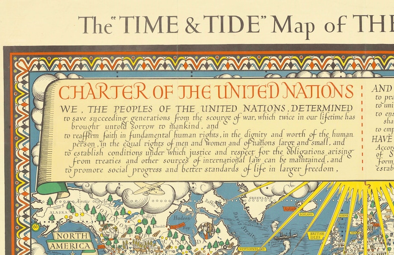 Digital UN World Map World Map Printable Instant Download - Etsy