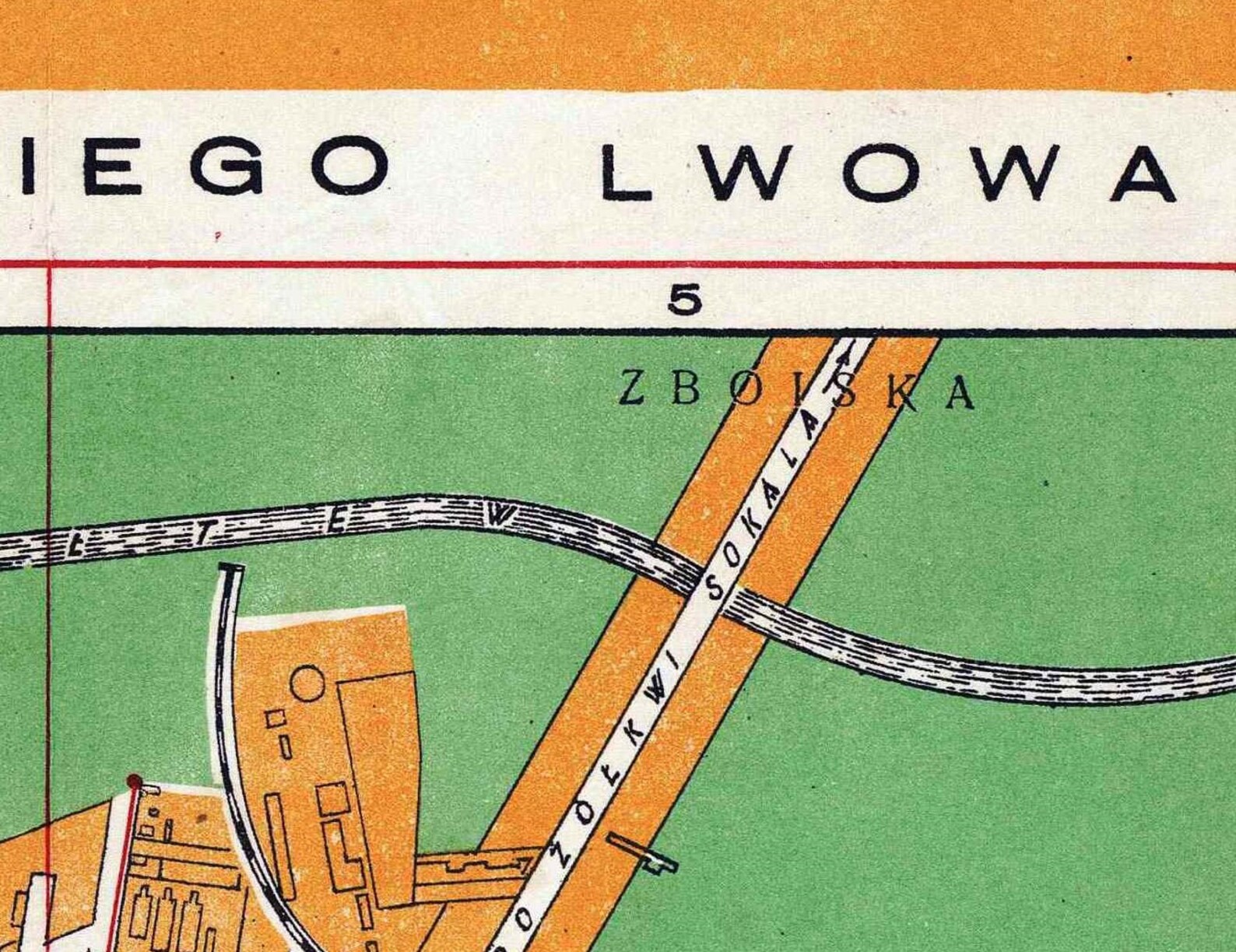 Lwów/ Lviv/ Lemberg City Map Poster on Paper. Historical City Map ...