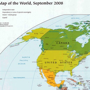 Digital Modern Political World Map Printable Download. Large World Map ...