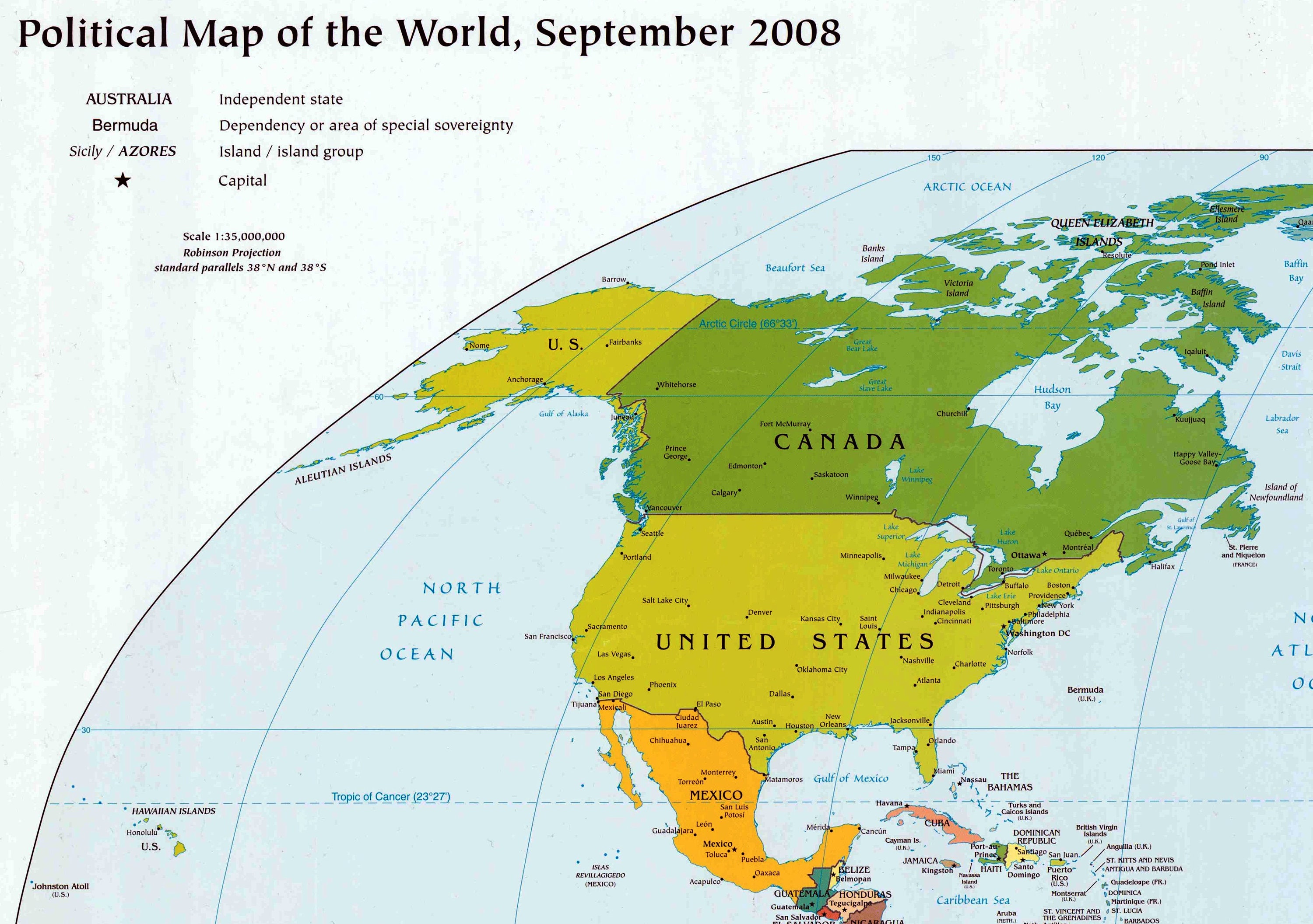 Modern Political World Map: High Resolution Printable (digital Download ...