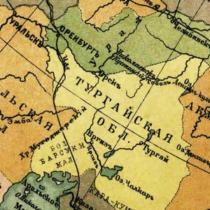 Vintage 1903 Russia Map Poster, Imperial Tsarist Eastern Europe ...
